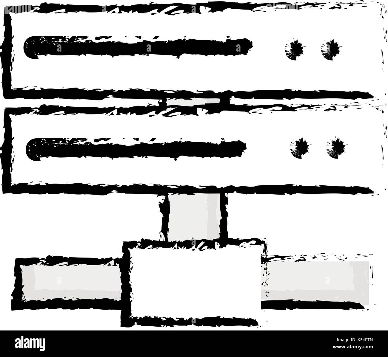 figure data network swich uplink trunk Stock Vector Image & Art - Alamy