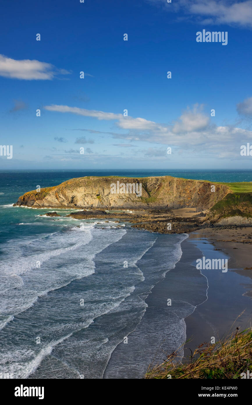 Traeth Llyfn bay near St David's Stock Photo - Alamy
