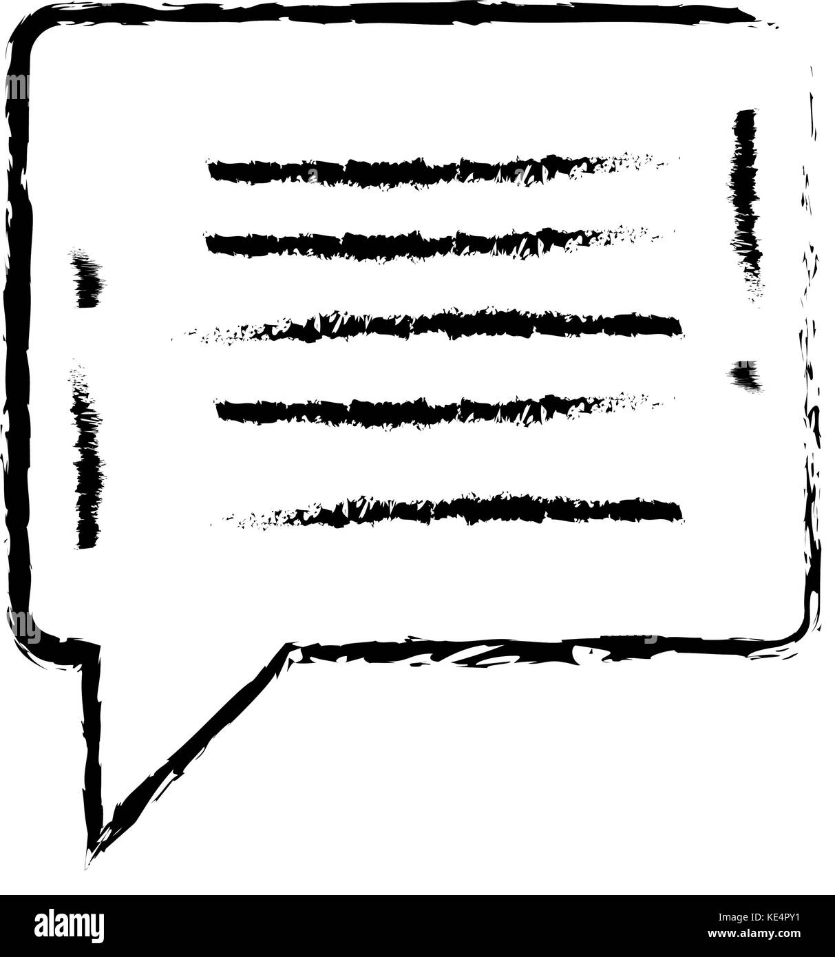 figure chat bubble notes text message Stock Vector Image & Art - Alamy