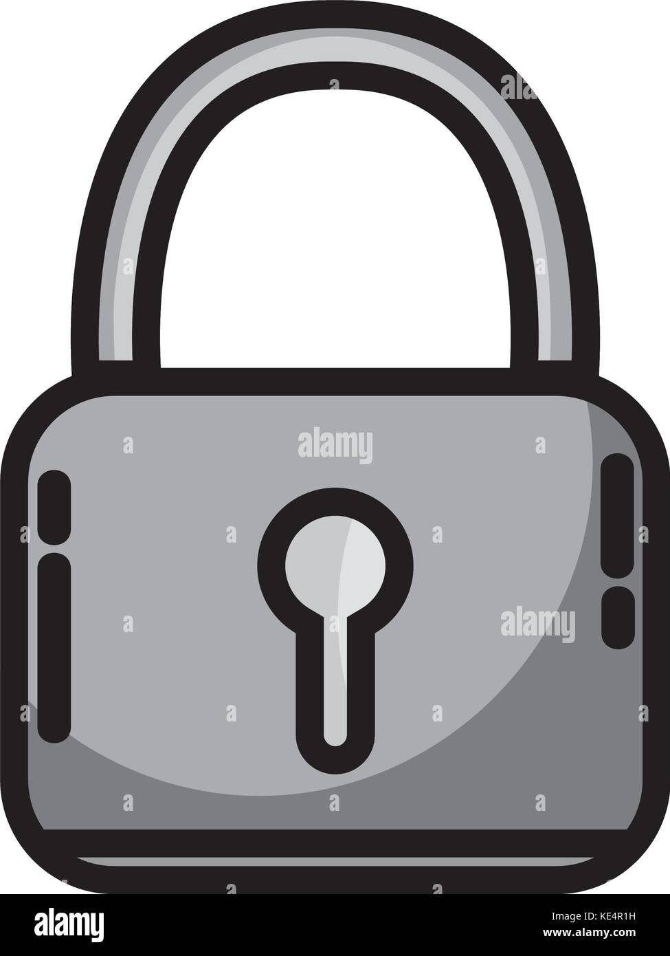 grayscale padlock security protection object to privacy information ...