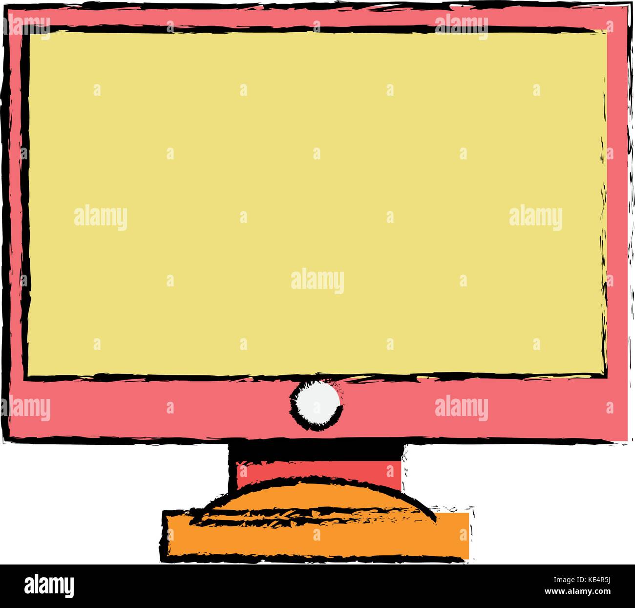 color computer screen electronic technology Stock Vector Image & Art ...