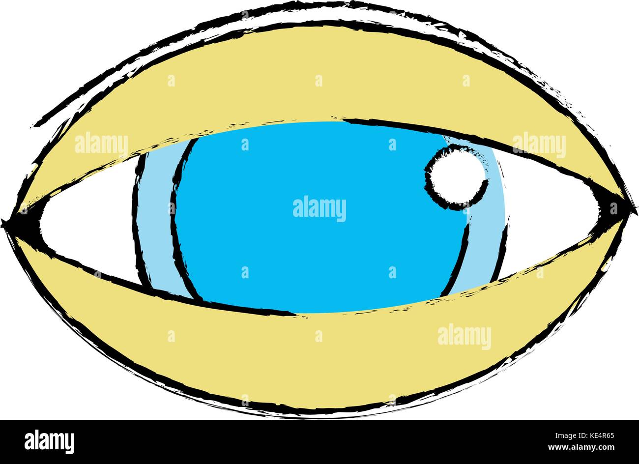 human eye to optical vision icon Stock Vector Image & Art - Alamy