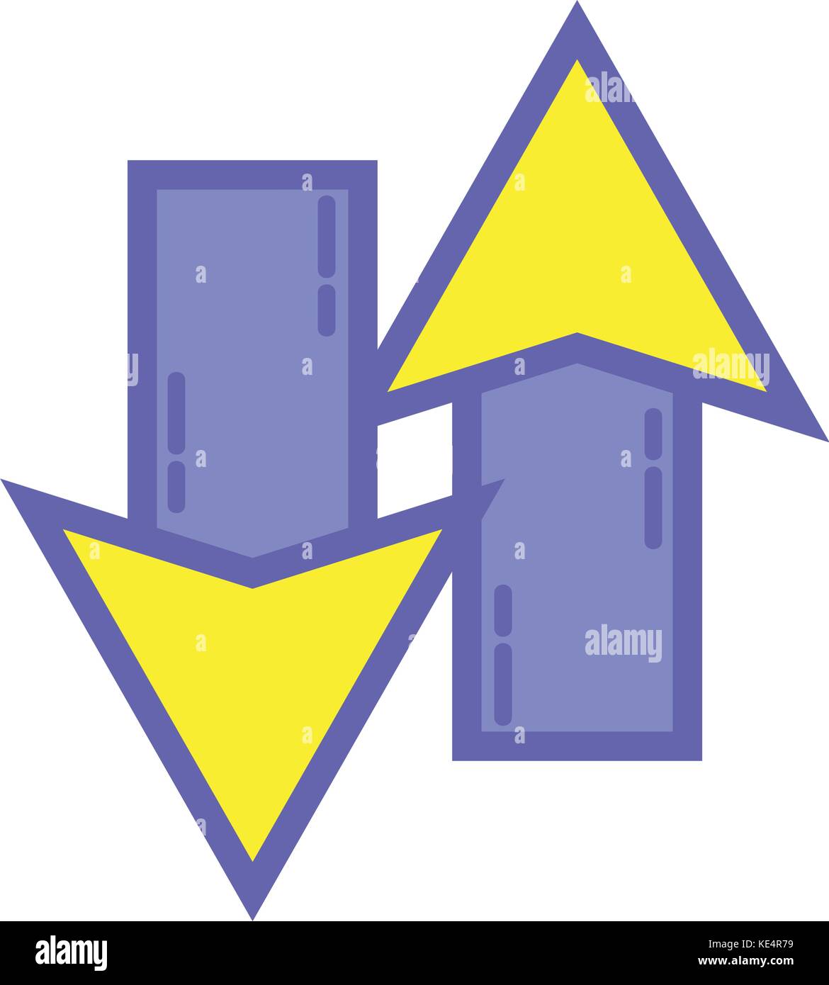 Arrows loading icon Stock Vector Images - Alamy