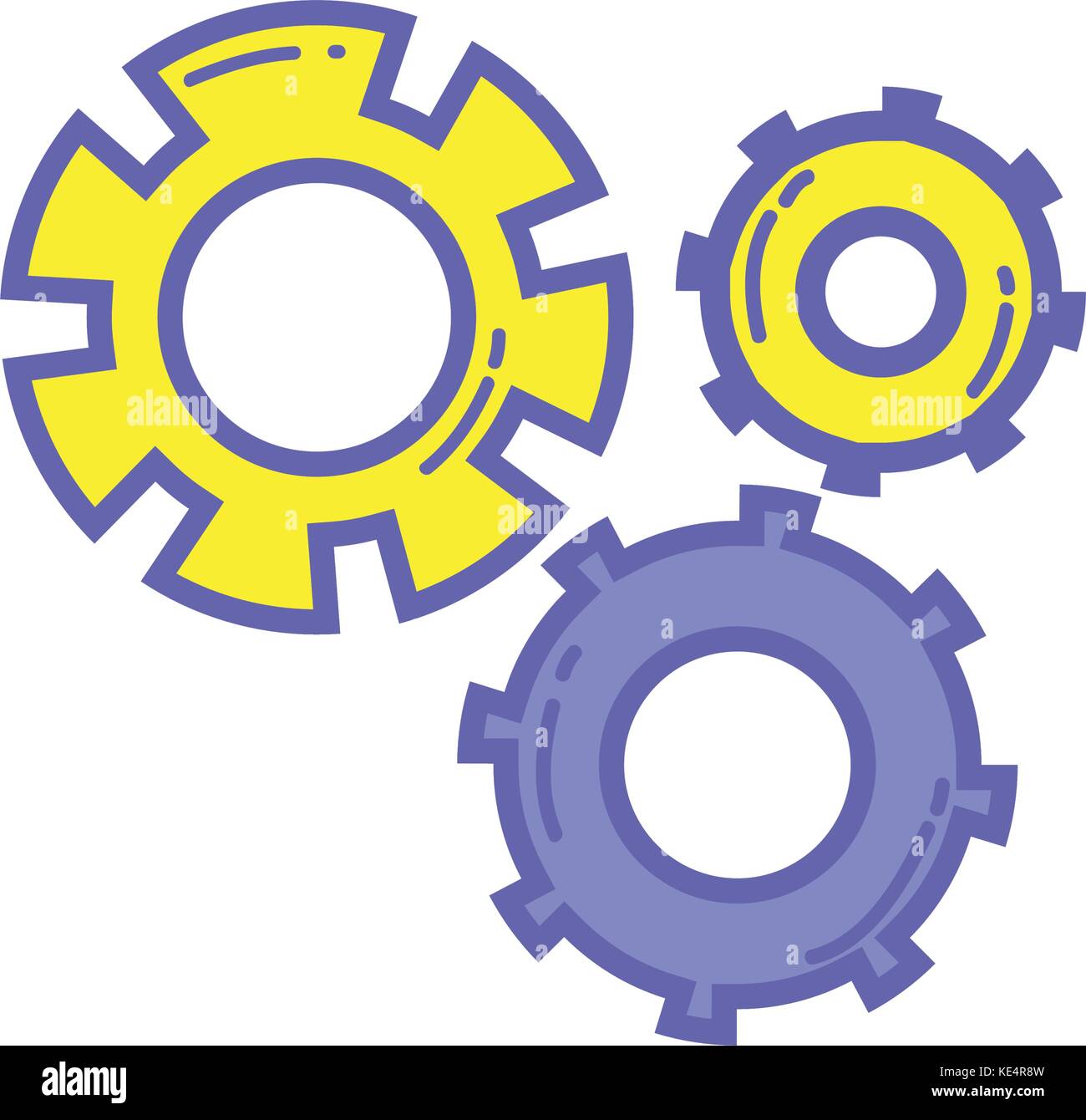 color gear industry engineering process Stock Vector Image & Art - Alamy