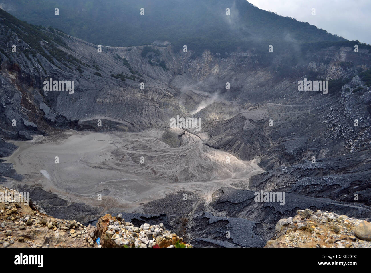 Closer to Mount Tangkuban Perahu that located close to Bandung, West ...