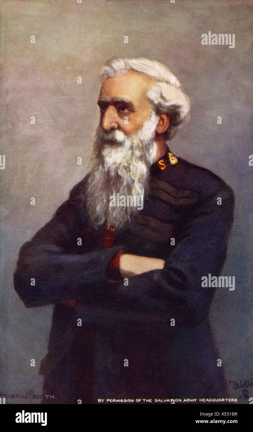 General William Booth Founder and first General of the Salvation Army ...