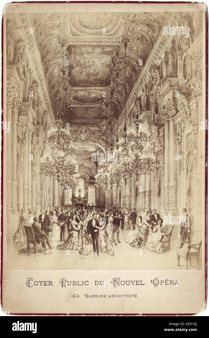 Opéra garnier le foyer hi-res stock photography and images - Alamy