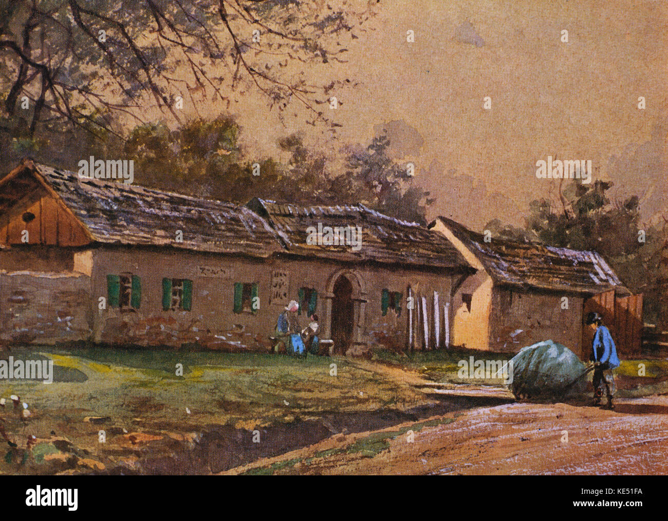 Haydn's house - Rohrau, Austria Stock Photo - Alamy