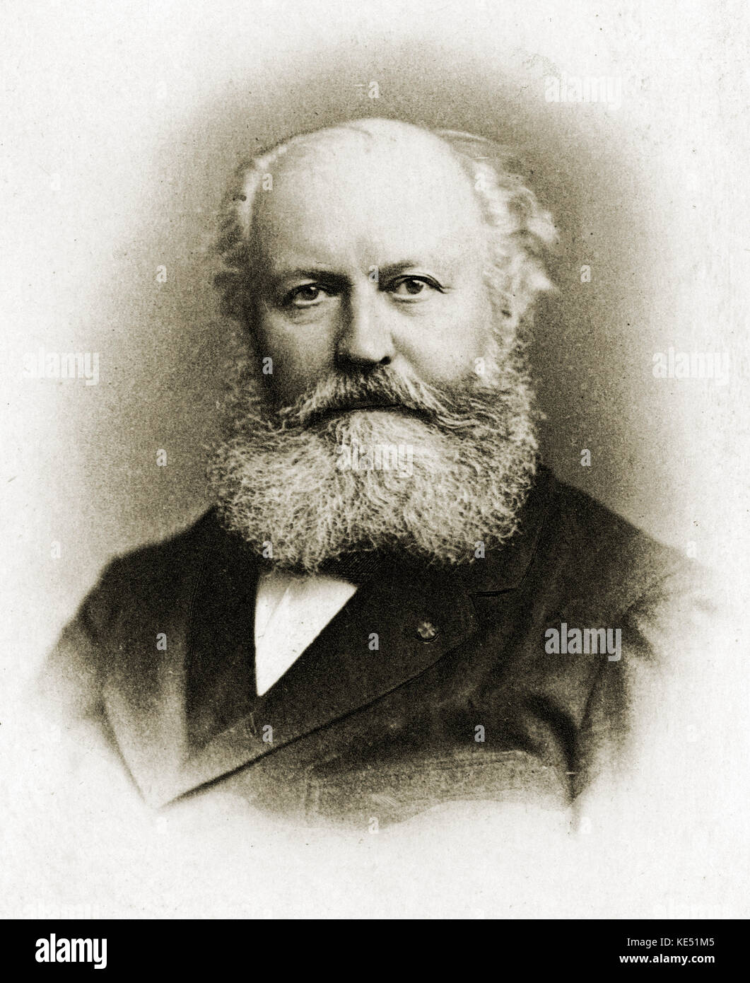 Charles François Gounod - portrait of the French composer. From a ...