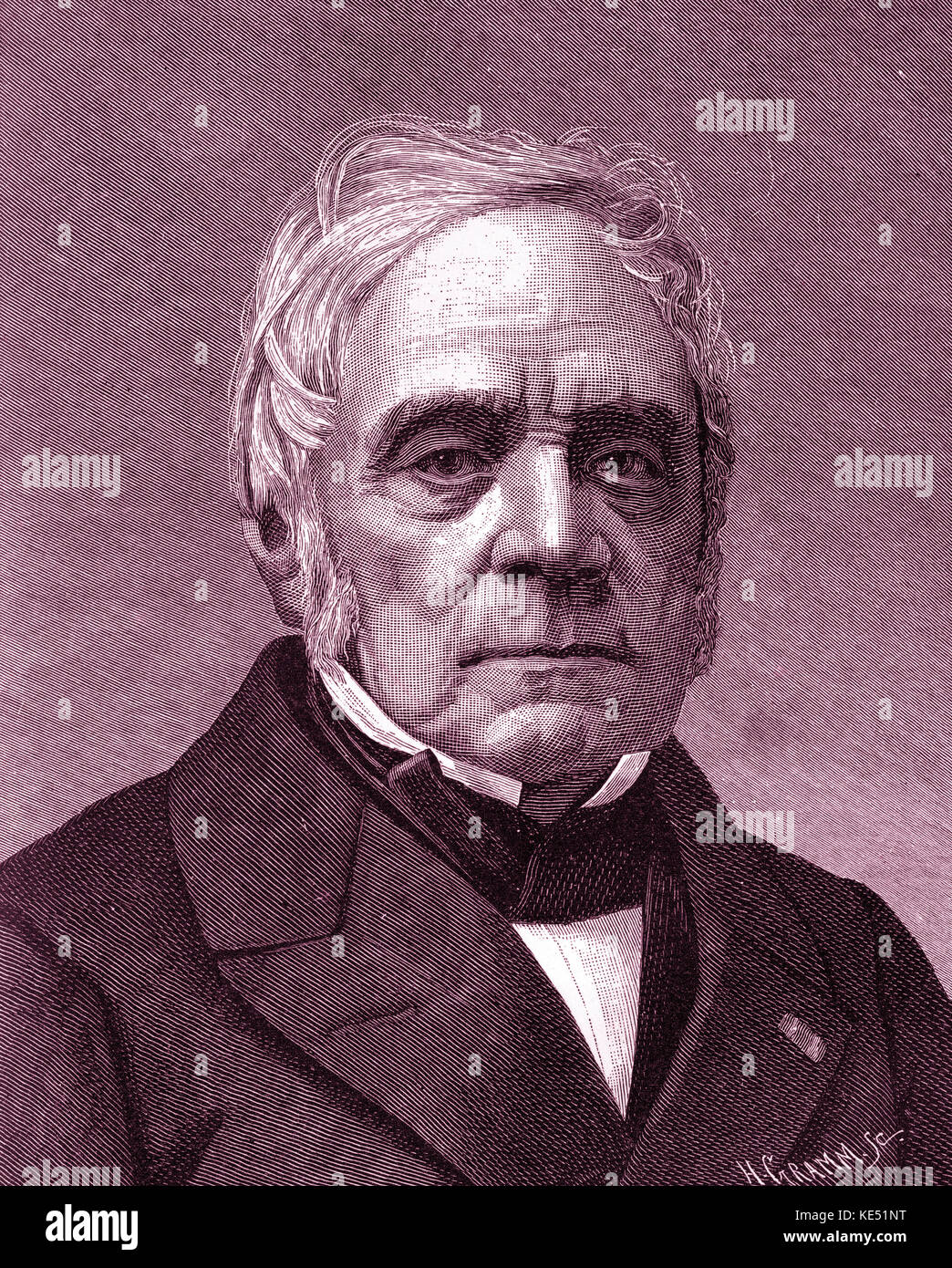 Daniel François Esprit Auber - portrait of the French composer. 29 ...