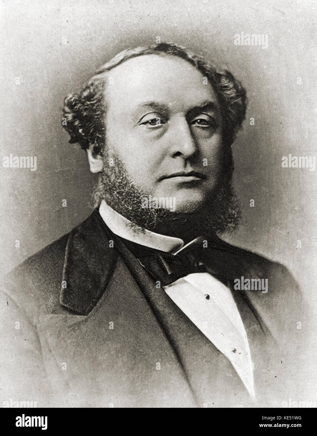 Sir Michael Costa - portrait of the Italian conductor and composer 14 ...