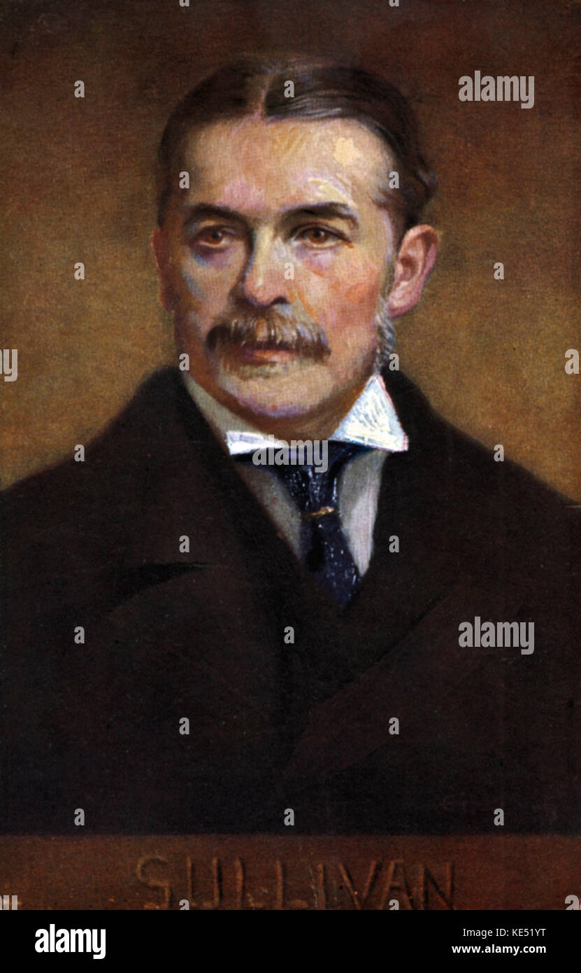 Arthur Sullivan - portrait of the English composer, 13 May 1842 - 22 ...
