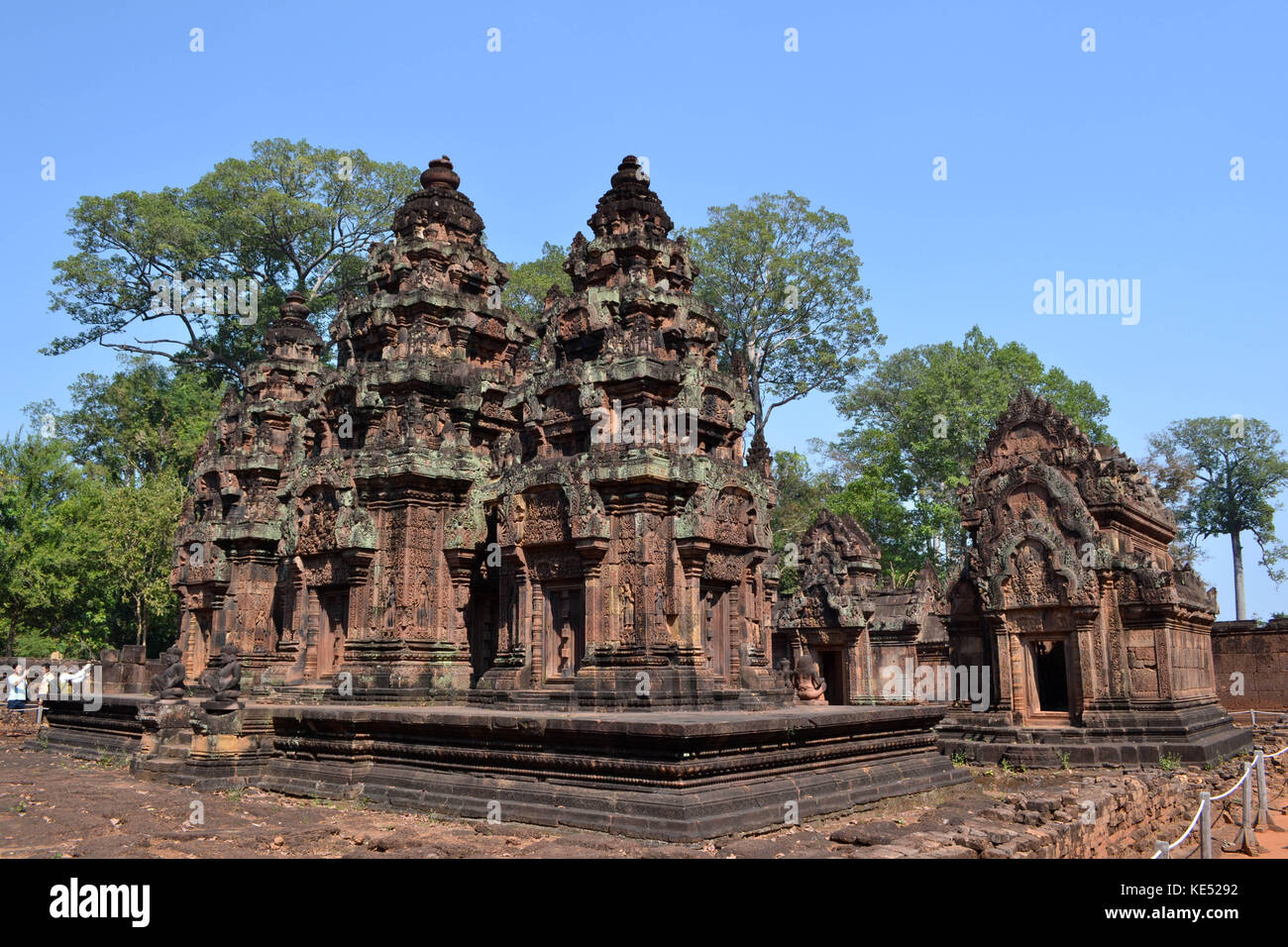 The Banteay Srei Temple, still in Siem Reap - Cambodia. Regarded as one ...