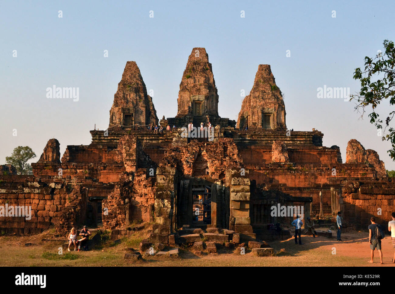 The people and tourist activity around Angkor Wat and siem Reap. Pic ...