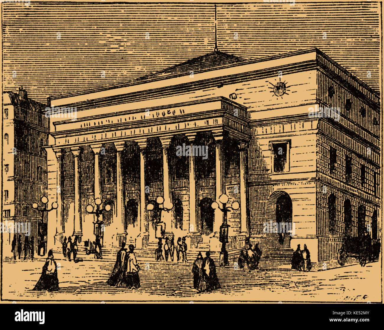 The Odéon Opera House, Paris Stock Photo - Alamy