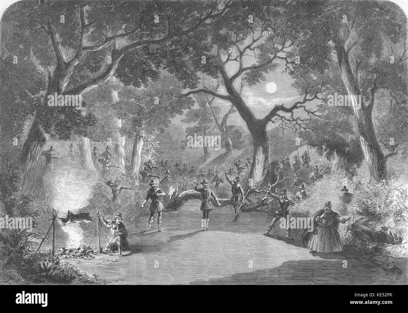 Robin Hood opera b George (Alexander)y Macfarren. First produced at Her ...