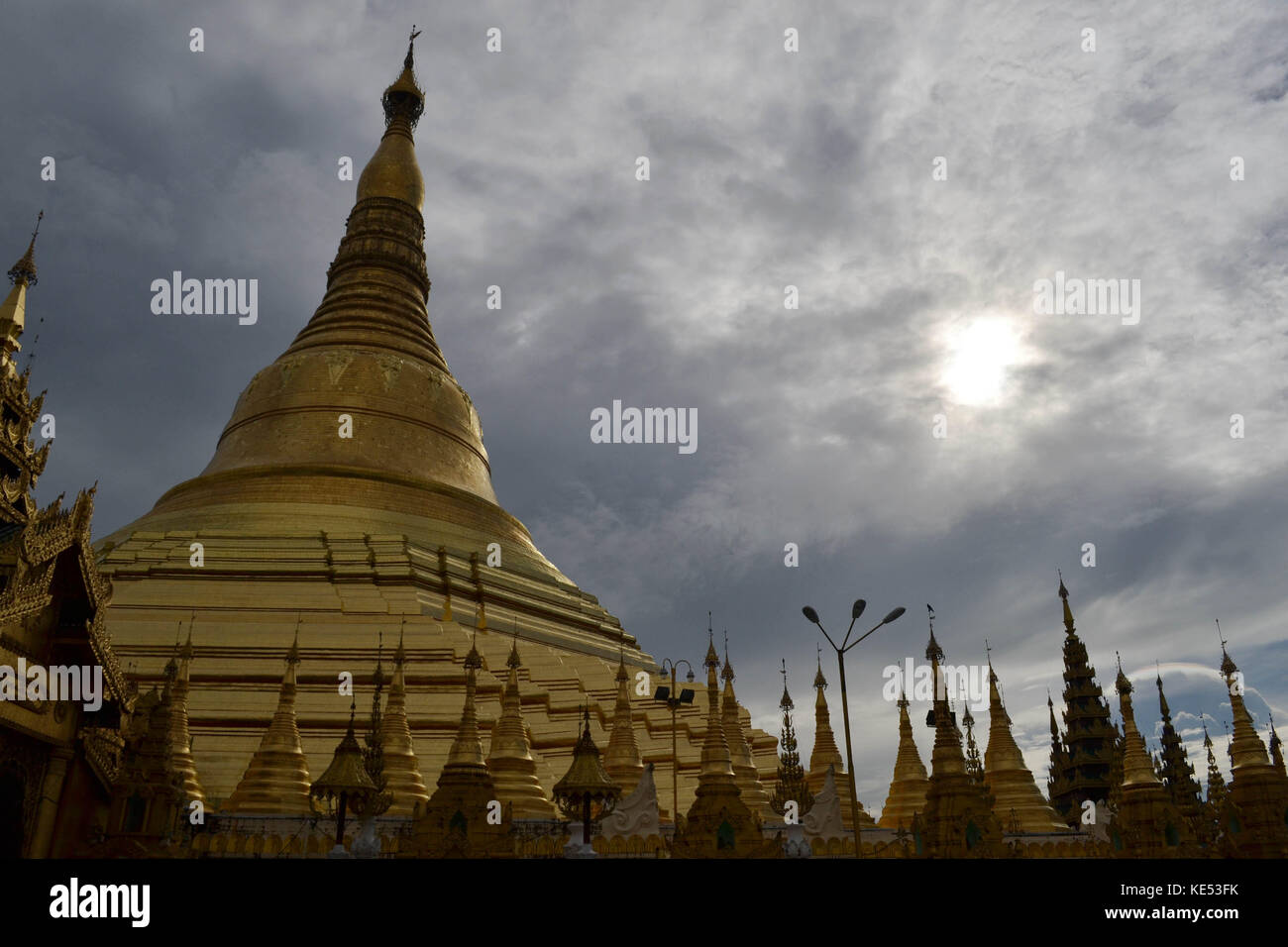 The national religious symbol of Burmese people. It's the shwedagon ...