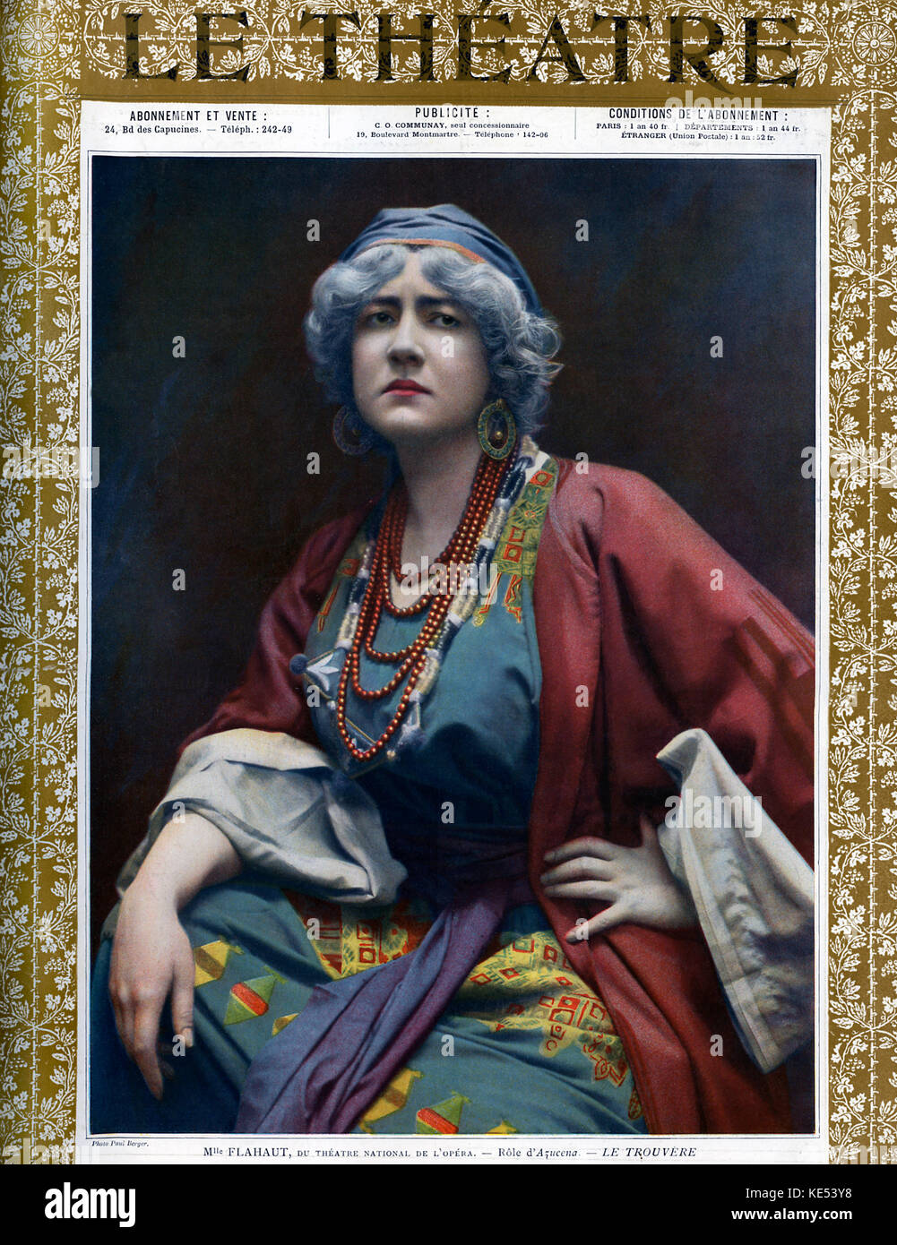 Flahaut as Azucena in Le Trouvere / Il Trovatore by Verdi at Theatre ...