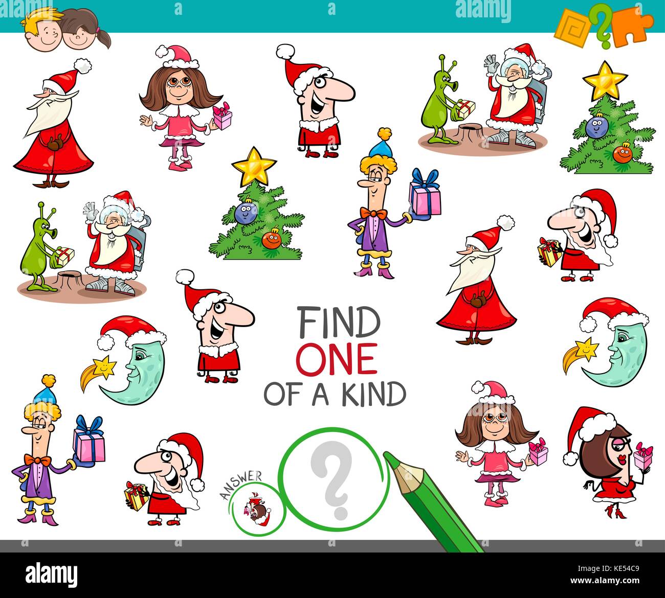 Cartoon christmas elf woman hi-res stock photography and images - Alamy