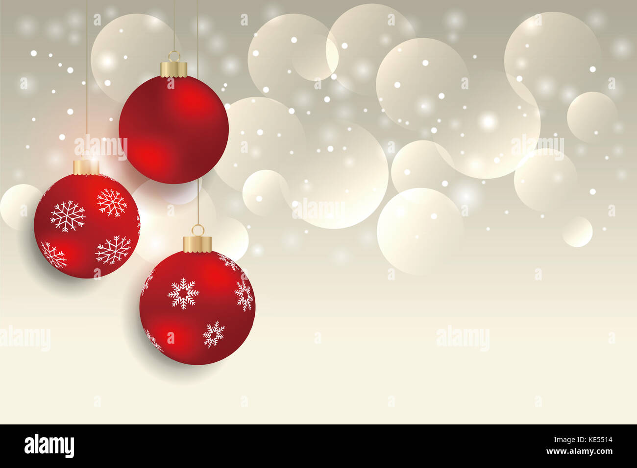 Red color christmas ball background Stock Photo - Alamy