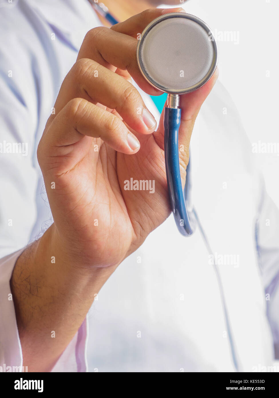 doctor with stethoscope Stock Photo - Alamy