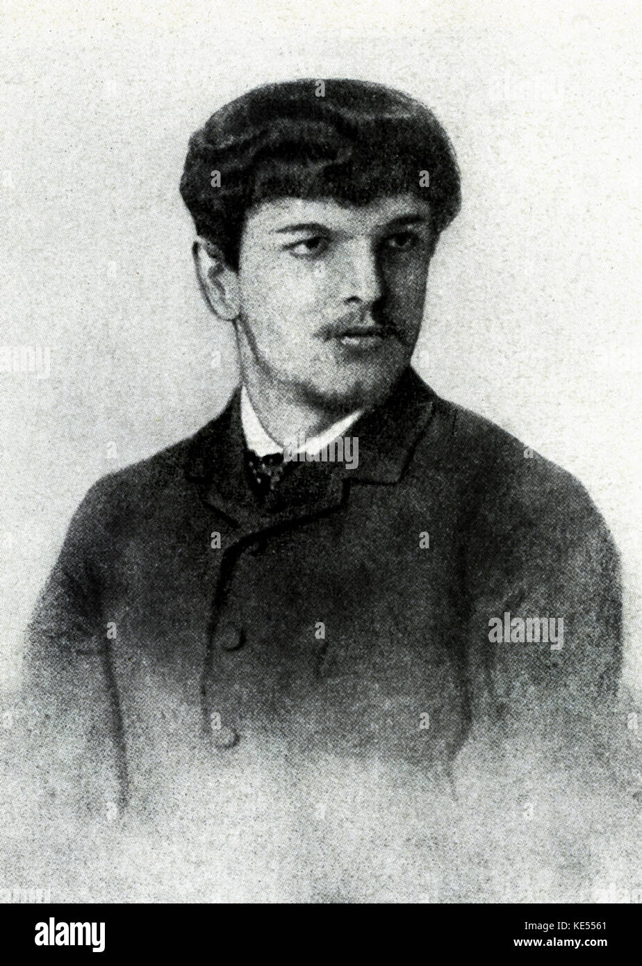 Claude Debussy portrait, Villa Médicis, Rome, Italy c. 1886. French ...