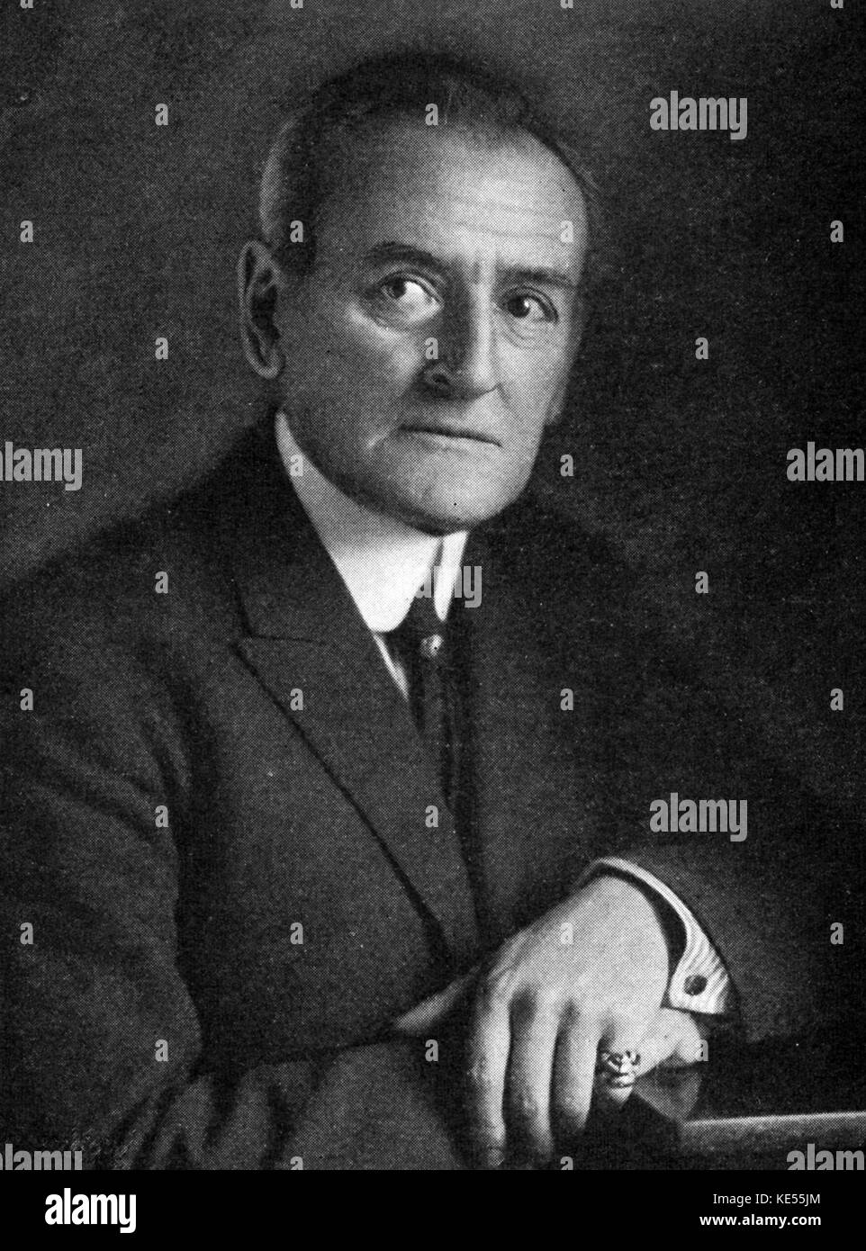 Karl Muck. German Conductor, 1843-1916. Photograph by M.Duehrkoop Stock ...