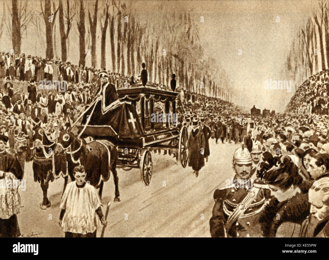 The funeral giuseppe verdi hi-res stock photography and images - Alamy