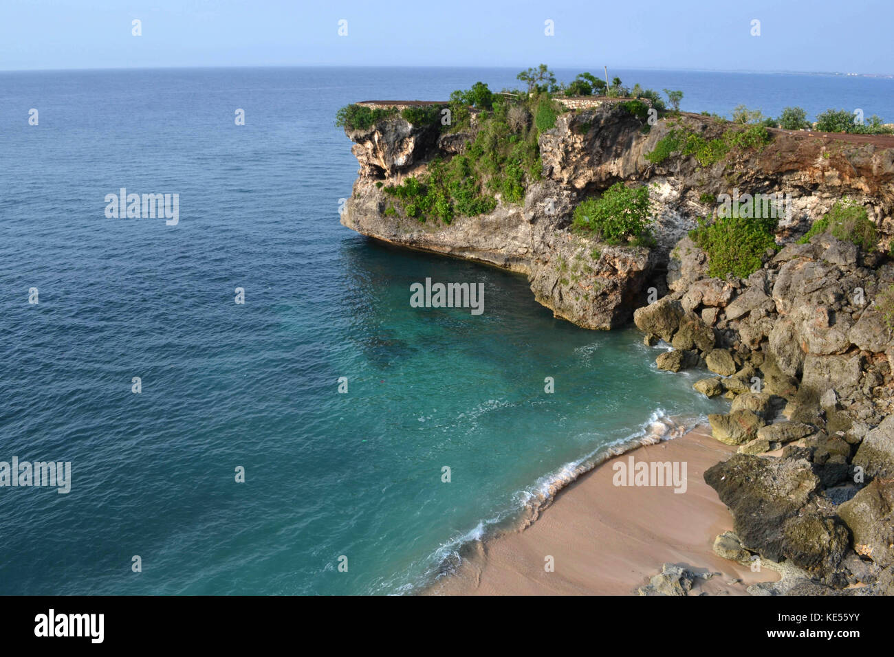 The beach in Bali, Indonesia. The paradise island famous for its nature ...