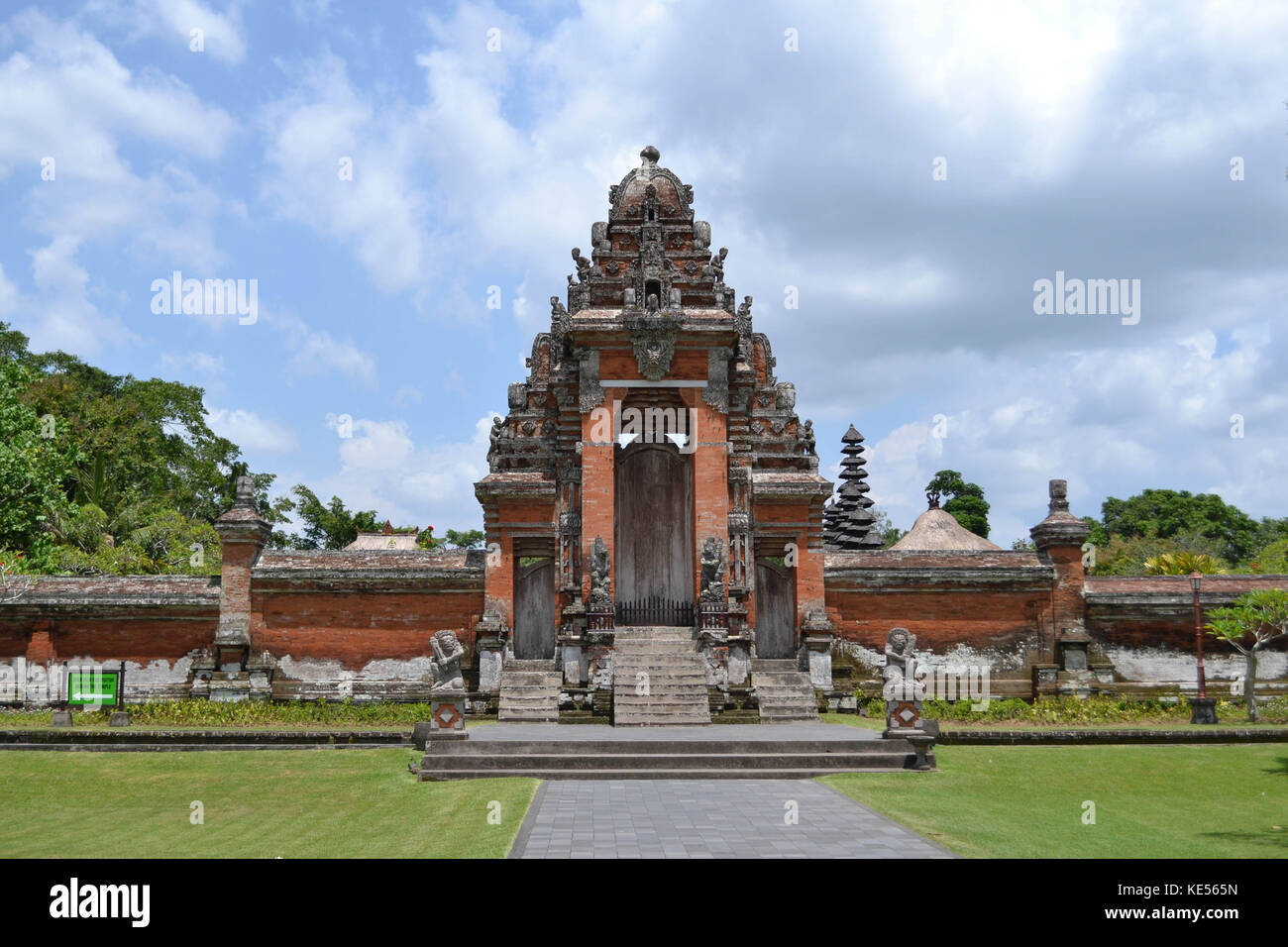 The Hindu temples (called 'Pura') around Bali, Indonesia. Ornamented by ...