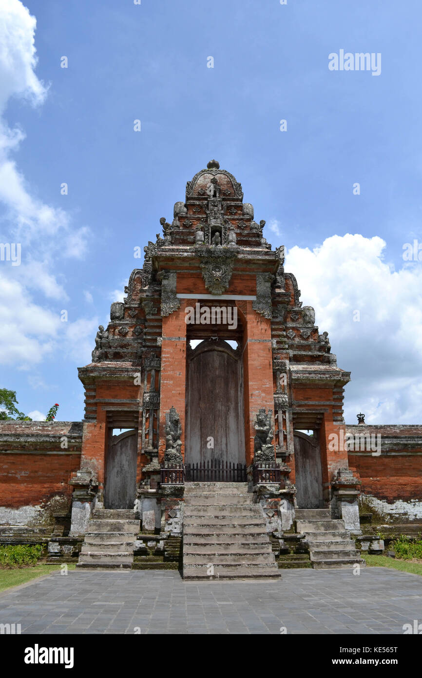 The Hindu temples (called 'Pura') around Bali, Indonesia. Ornamented by ...