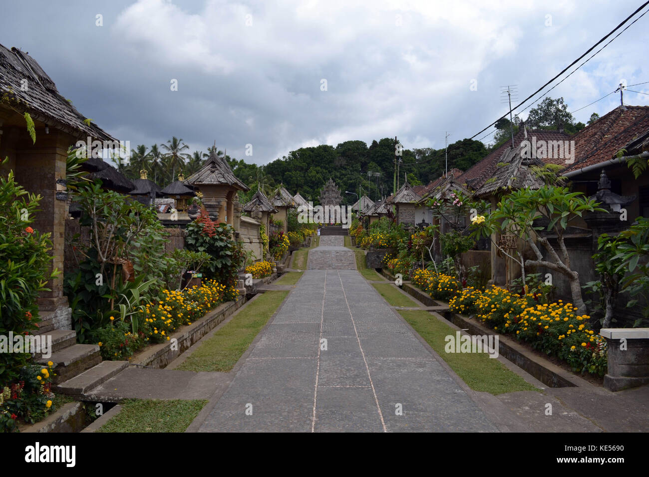 The Hindu temples (called 'pura') around Bali, Indonesia. Ornamented by ...