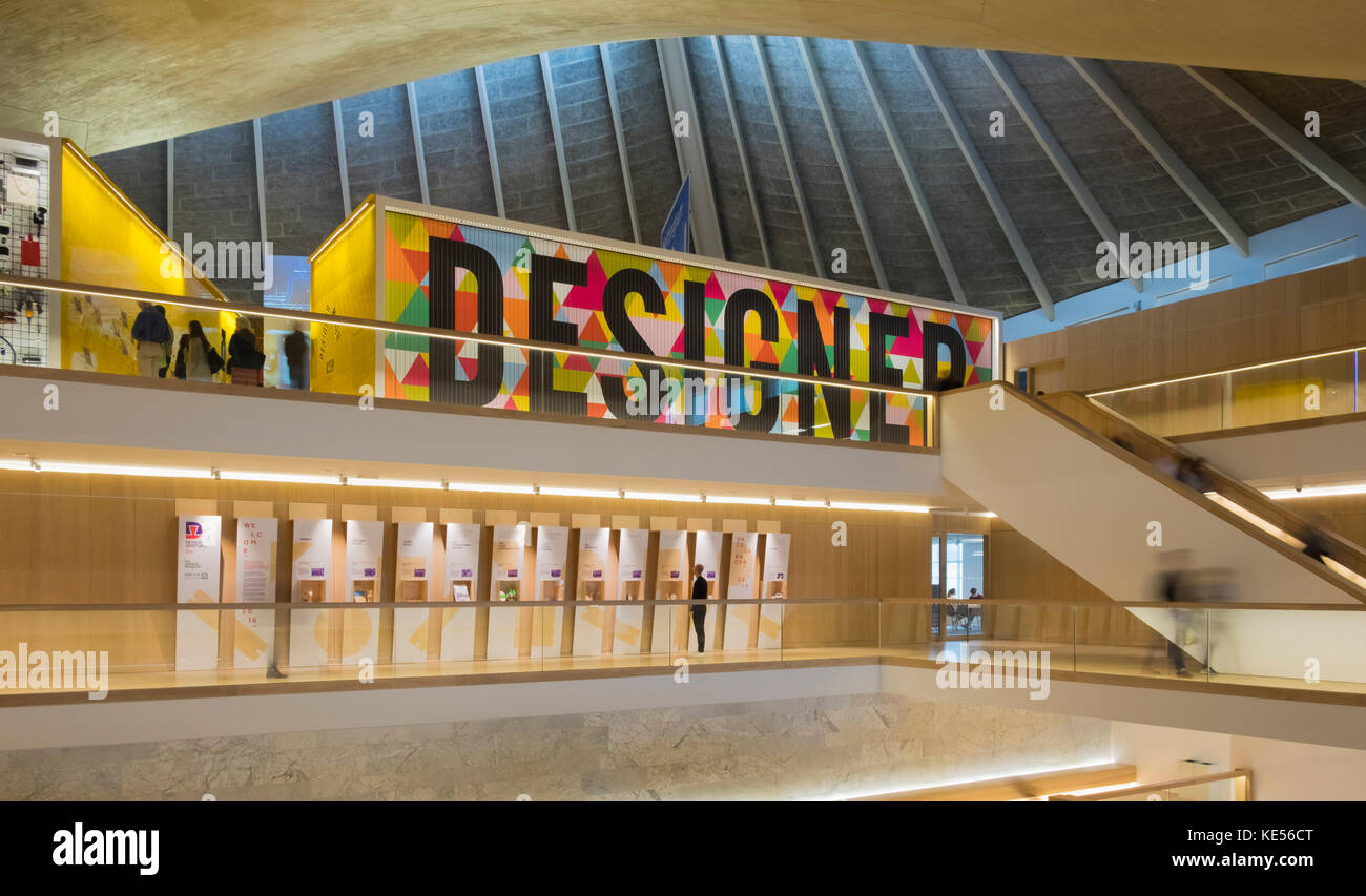 Inside the Design Museum, Kensington, London Stock Photo - Alamy