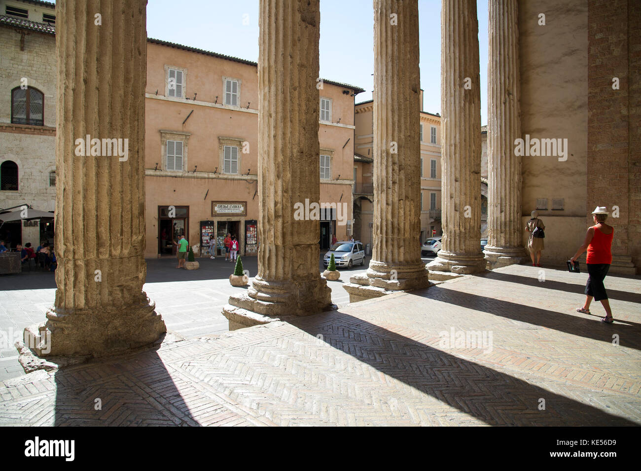 Ancient Roman Tempio di Minerva (Temple of Minerva), now Chiesa di ...