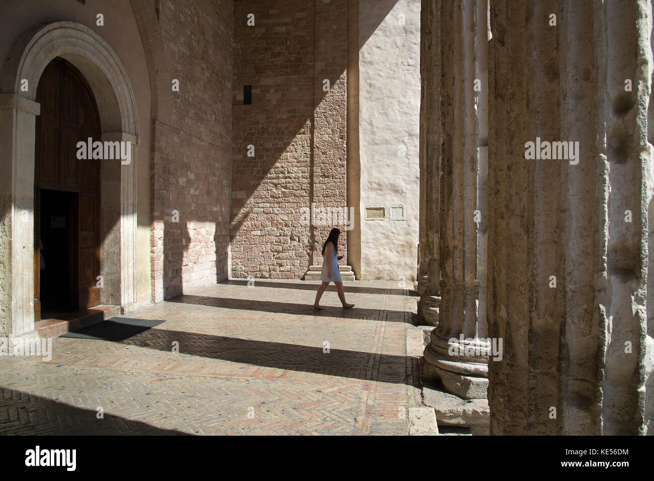 Ancient Roman Tempio di Minerva (Temple of Minerva), now Chiesa di ...