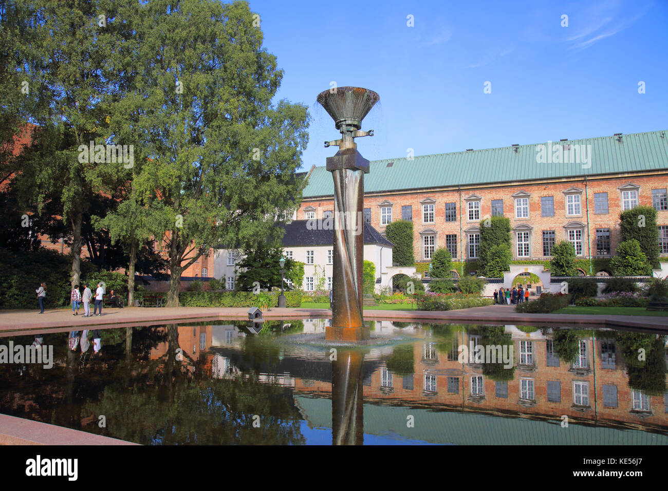 gardens of the royal library copenhagen denmark Stock Photo - Alamy