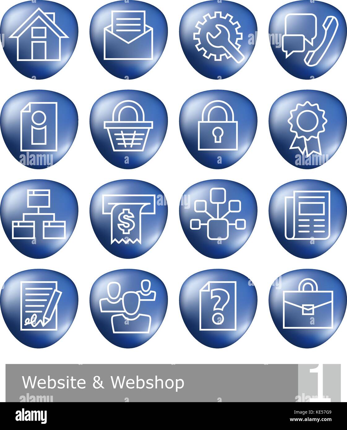 3d vector buttons hi-res stock photography and images - Alamy