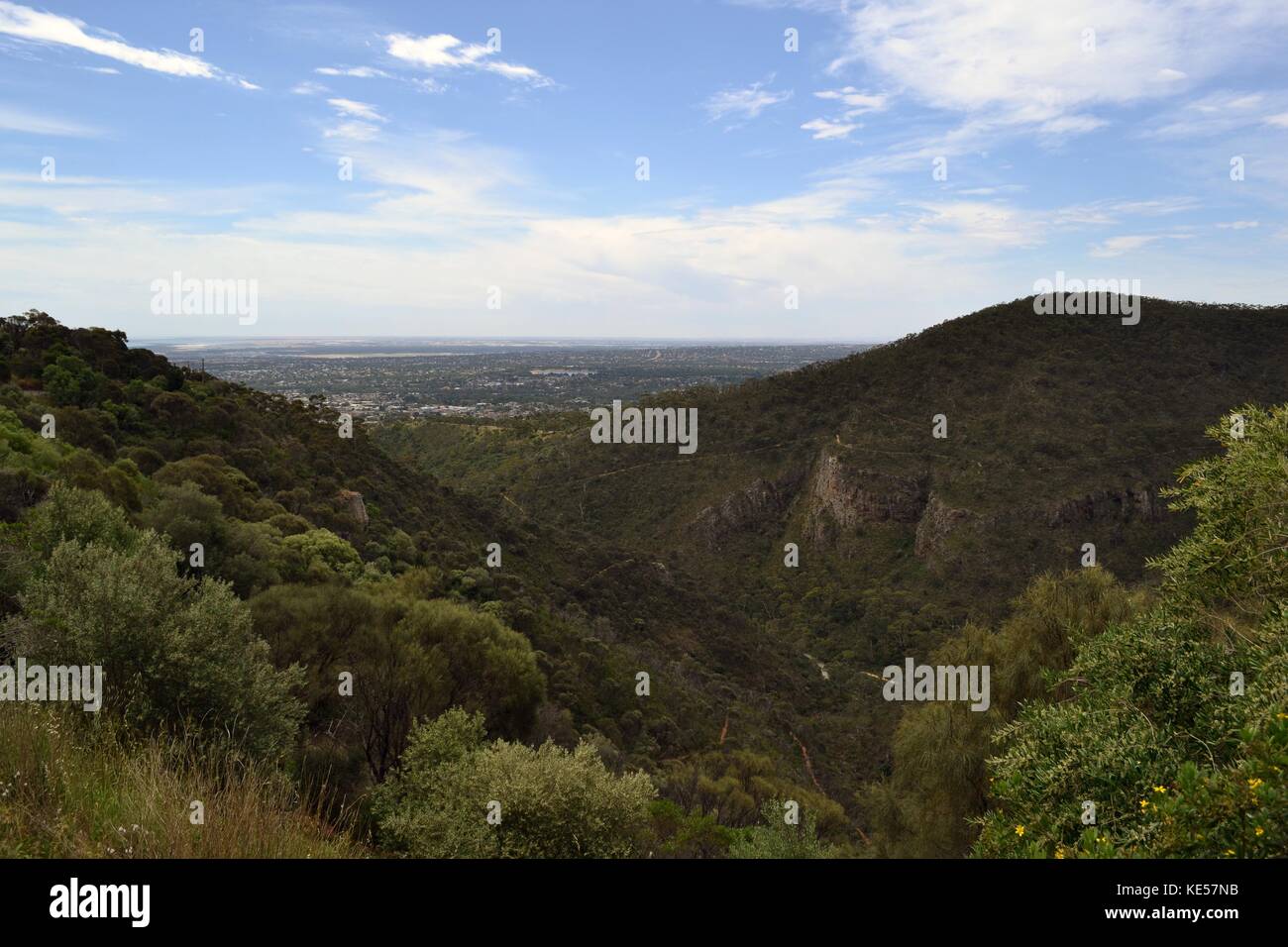 The view around Morialta Conservation Park, Adelaide, South Australia ...