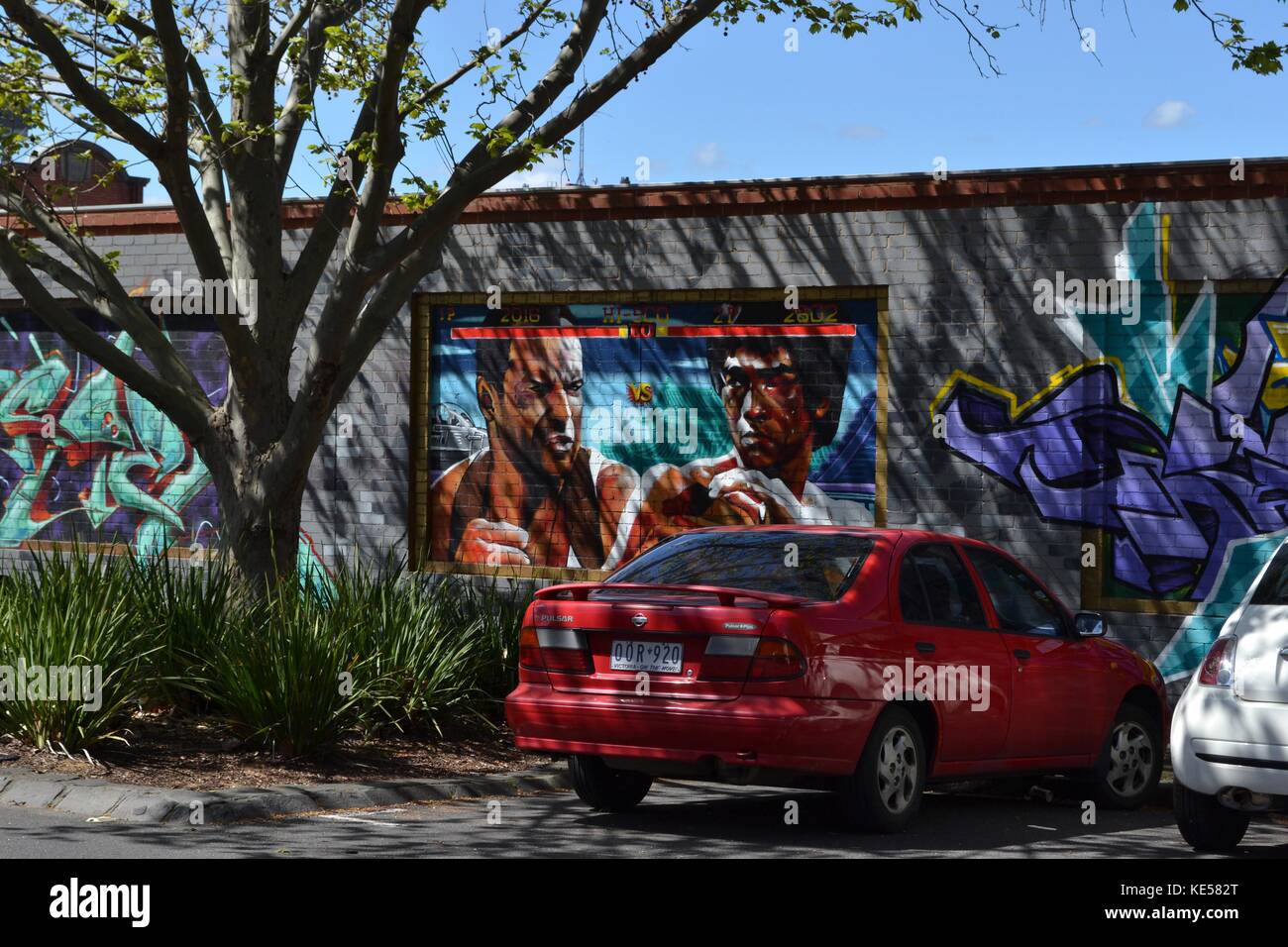 Graffiti and Mural in Melbourne, Victoria - Australia. Pic was taken in ...