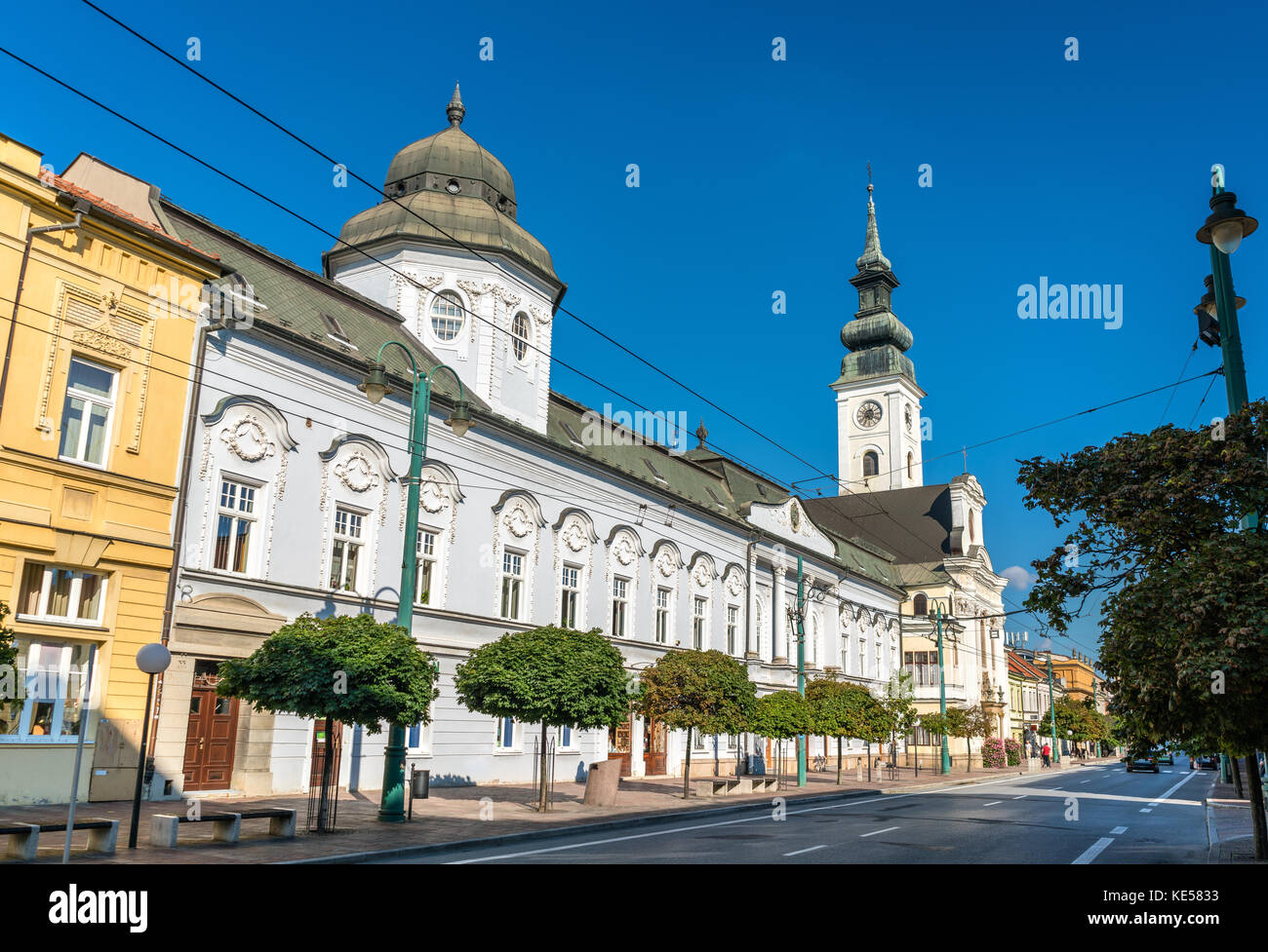 The Cathedral of St John the Baptist in Presov, Slovakia Stock Photo ...