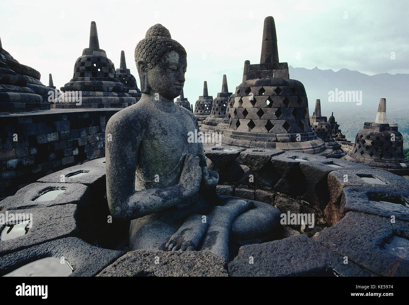Indonesia. Java. Borobudur Stock Photo - Alamy