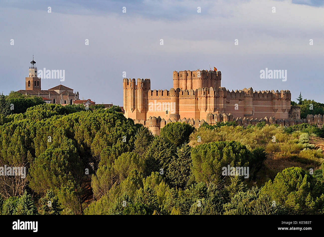 Coca Castle in Segovia Stock Photo - Alamy