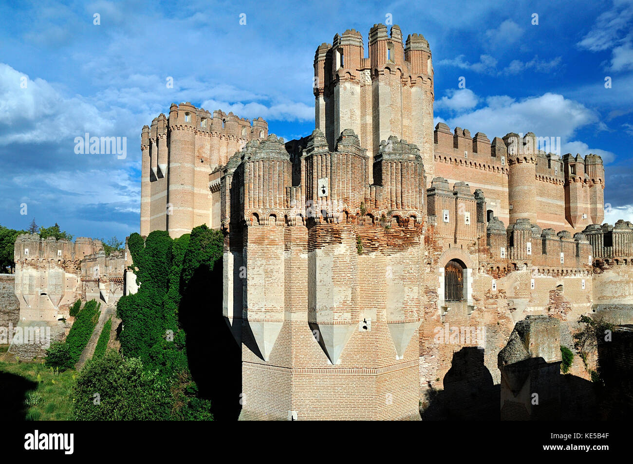 Coca Castle in Segovia Stock Photo - Alamy