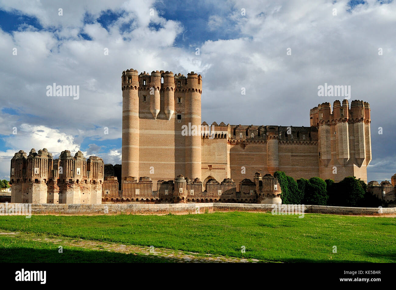 Coca Castle in Segovia Stock Photo - Alamy