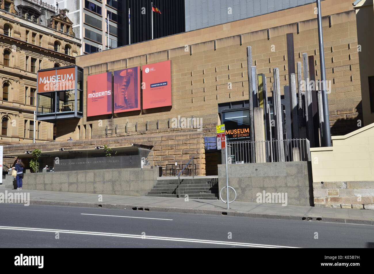 The Museum of Sydney in Bridge Street, Sydney, Australia Stock Photo ...