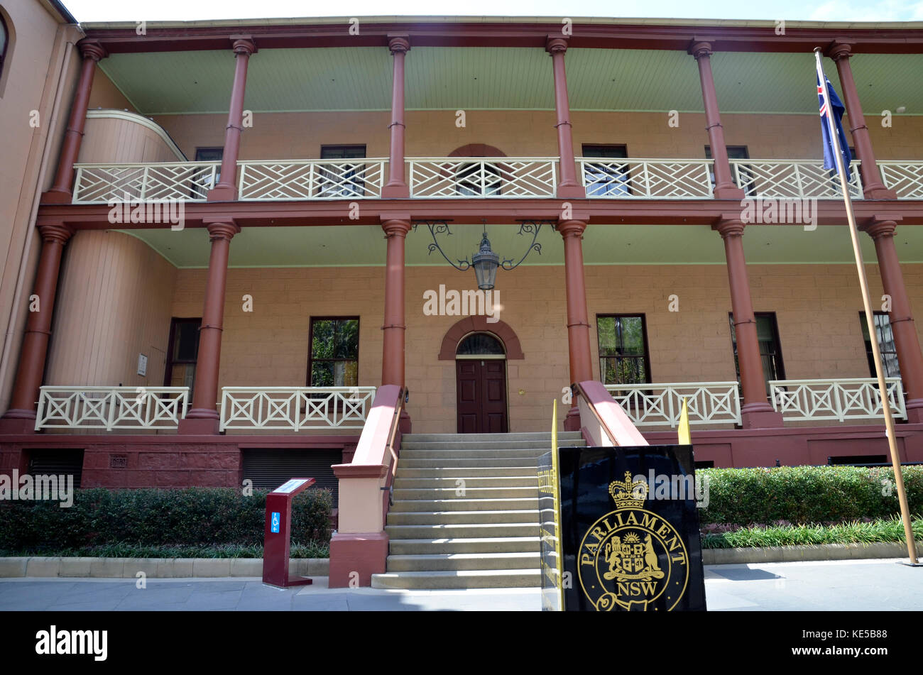The Parliament House of New South Wales in Sydney, Australia Stock ...