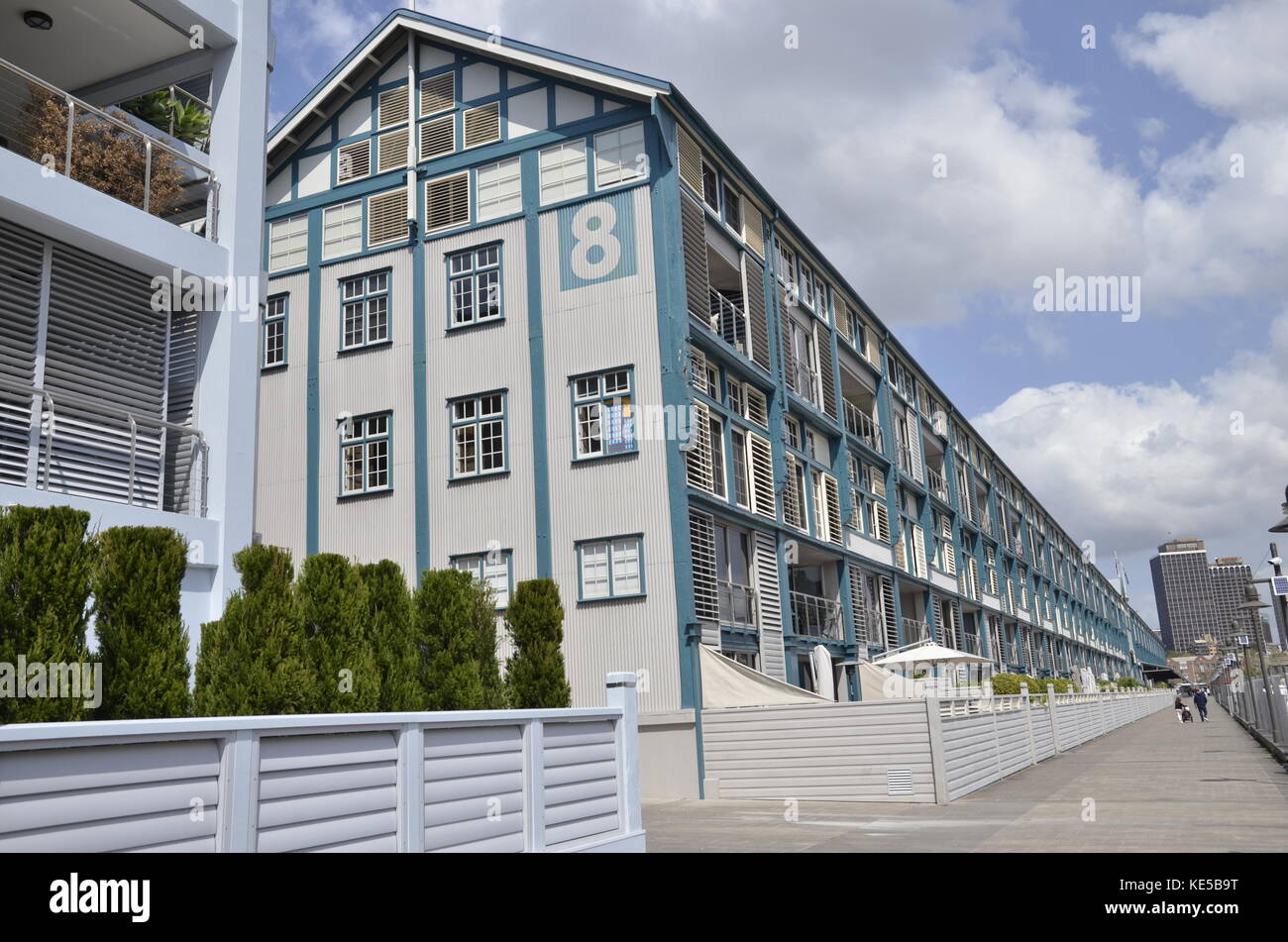 The regenerated finger wharf at Woolloomooloo in Sydney, Australia ...