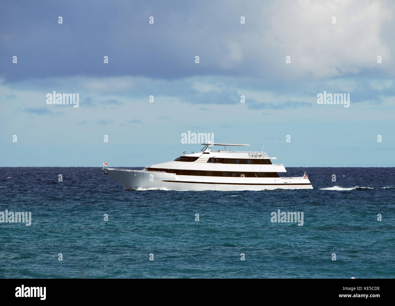 Motor boat at sea Stock Photo - Alamy