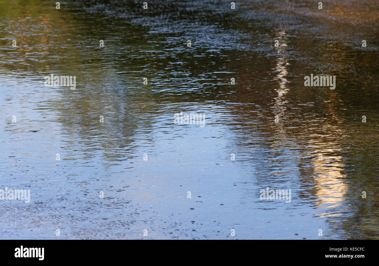 Reflection on slippery road hi-res stock photography and images - Alamy