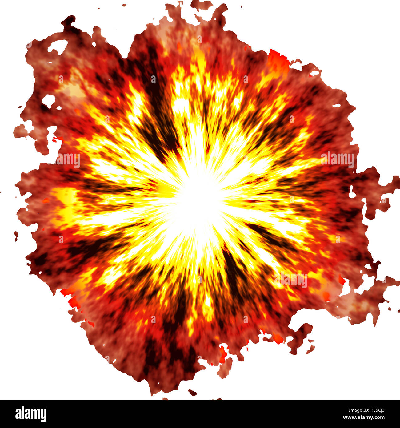 Explosion isolated white hi-res stock photography and images - Alamy
